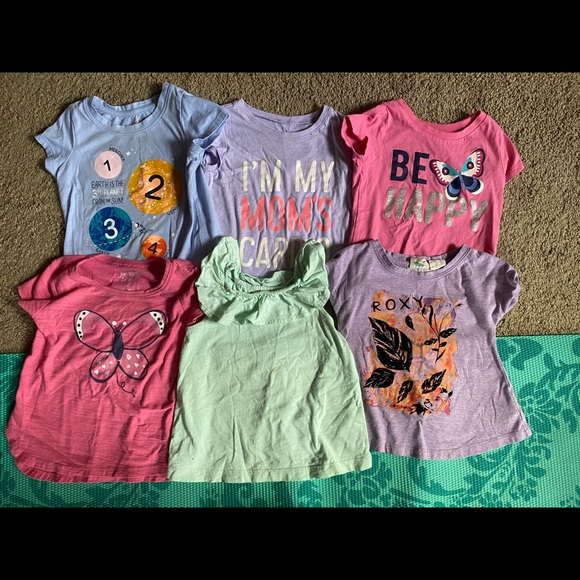 Carter's | Shirts & Tops | 6 Piece Bundle Of Toddler Girl Tshirts ...